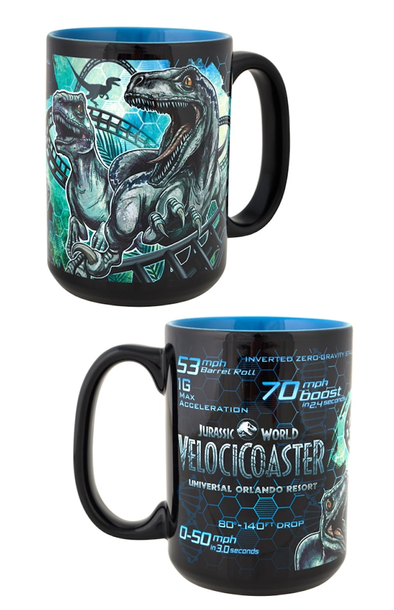 Universal Studios Jurassic World VelociCoaster Ceramic Coffee Mug New ...