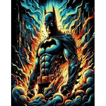 Batman 5D Diamond Painting Kit for Kids & Beginners - DIY Art Supplies ...