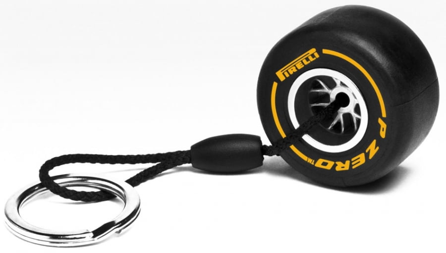 Pirelli Soft Tire Keychain Yellow - Walmart.com