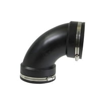 4 inch Flexible PVC Elbow Coupling with Stainless Steel Clamps ...