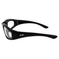 3 PAIRS: PADDED MOTORCYCLE RIDING GLASSES - DAY NIGHT SMOKED CLEAR ...