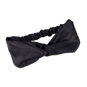 Scunci Wide Turban with Printed Reflective U - Black - Walmart.com