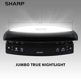 Sharp LED Digital Alarm Clock - Simple Operation - Easy to See Large ...