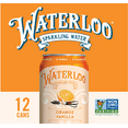 Waterloo Orange Vanilla Flavored Sparkling Water, Sugar-Free, Creamy ...