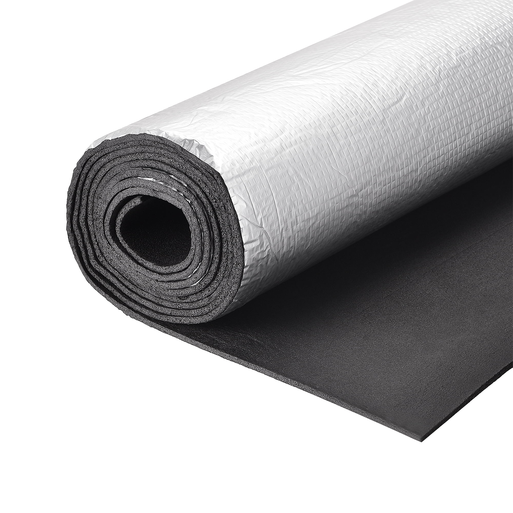 Uxcell 9.8ft x 1.6ft x 0.20'' Waterproof Insulation Sheet Rubber Foam ...