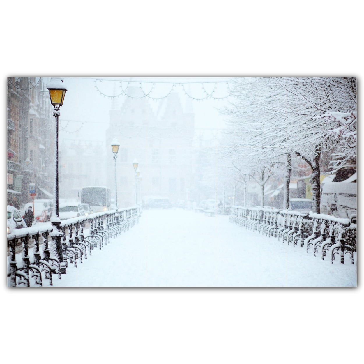 Picture-Tiles.com: Winter Ceramic Tile Wall Mural WAL501218-53XL. 60"W ...
