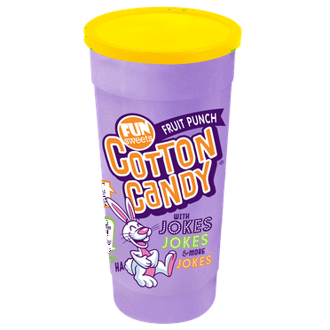 Fun Sweets Classic Individually Packaged Cotton Candy (12 ct ...