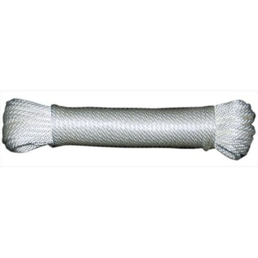 SecureLine 1/8" x 40' Diamond Braided Nylon Rope with Winder - Walmart.com