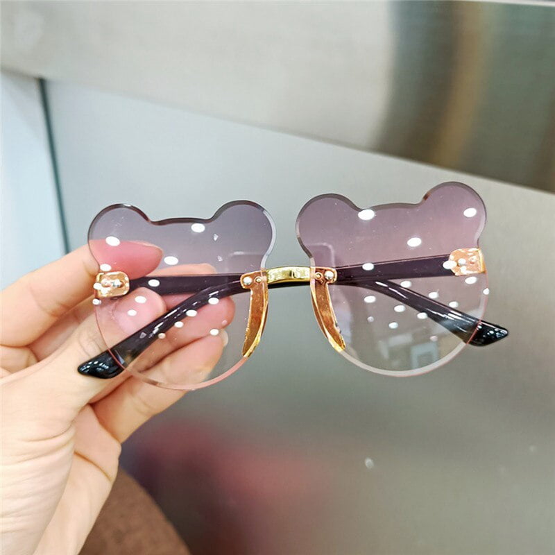 Gafas de sol sin montura para niños y niñas, lentes de sol con diseño ...