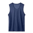 AGKIZG Men Mesh Breathable Sleeveless Shirt for Fitness Running ...