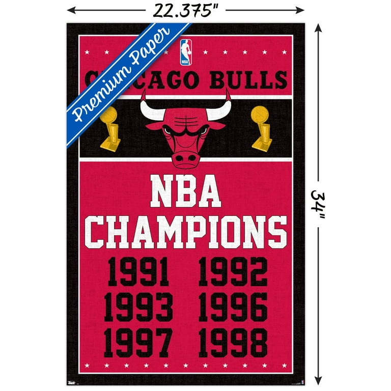Chicago Bulls Championship Banners