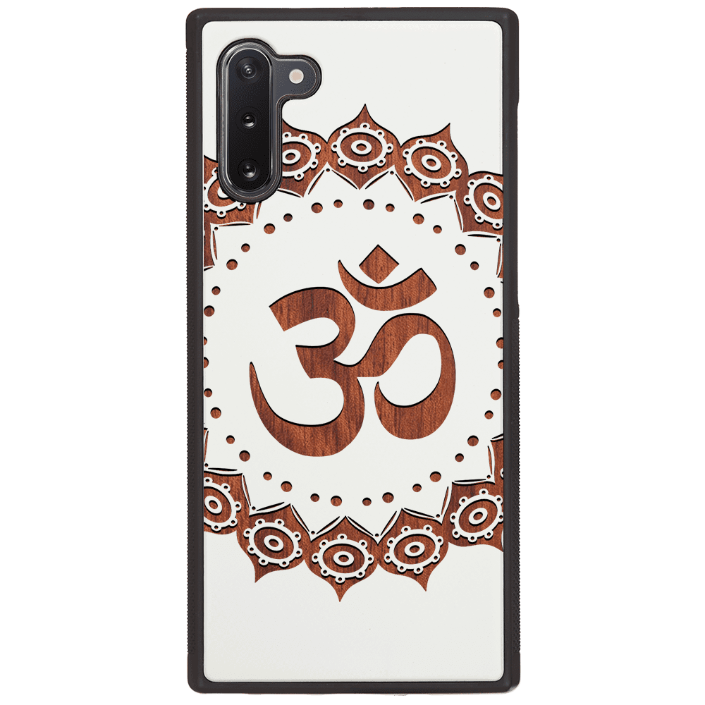 Om Mandala - Engraved Phone Model: Samsung Note 10, Color: White ...