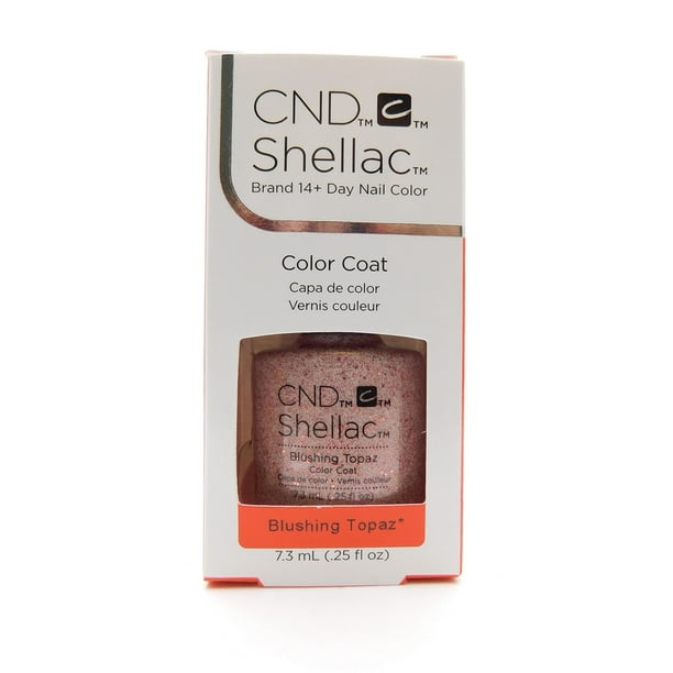 CND - CND Shellac Brand 14+ Day Nail Color Color Coat Blushing Topaz ...