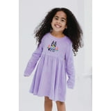 Bluey Velour Skater Dress Toddler to Big Kid - Walmart.com