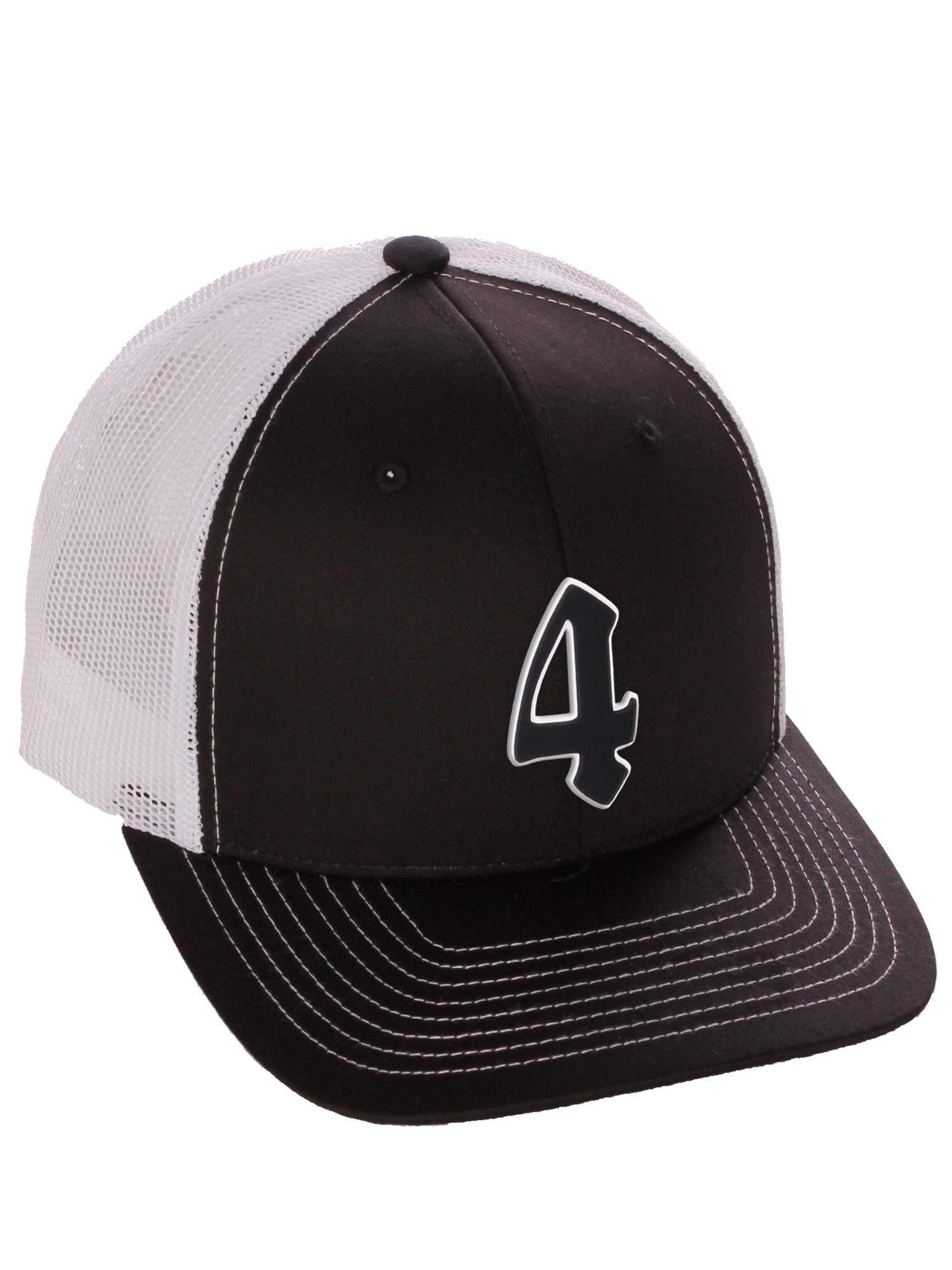 Daxton Classsic Baseball Trucker Hat Old English A to Z Letters Numbers ...