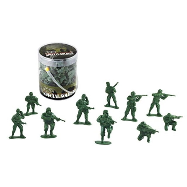 WowToyz Classic Toy Soldiers in Carry Bucket, 100-Piece Set - Walmart.com