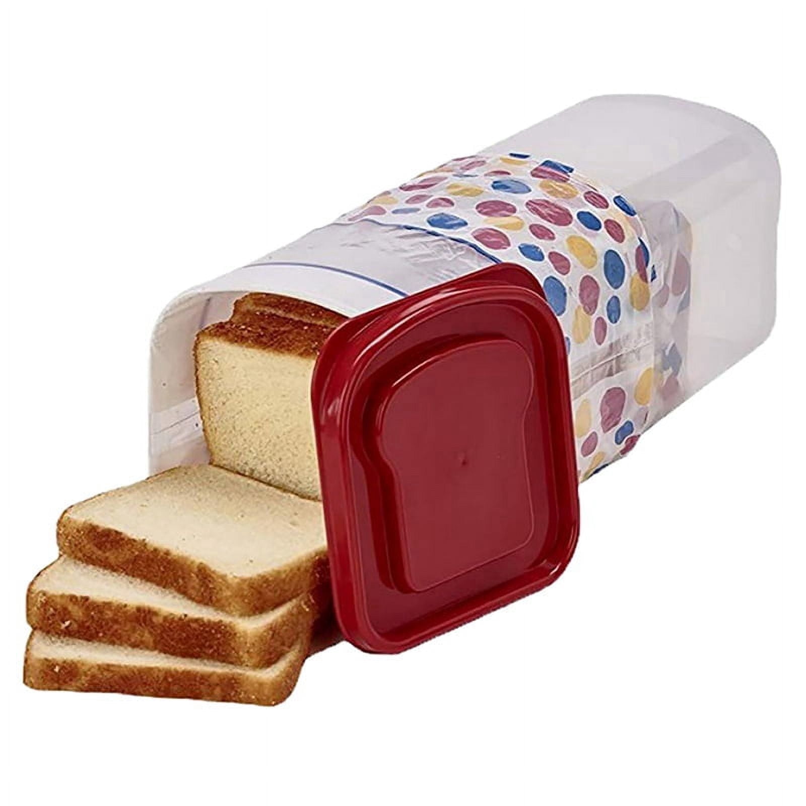 Caja de pan transparente de plástico para mantener frescas las tostadas ...