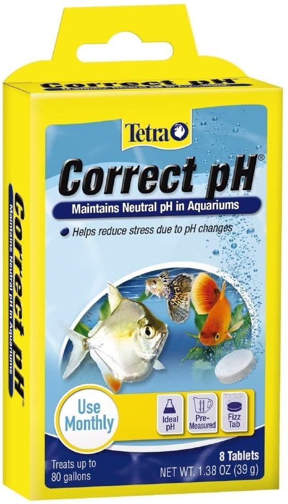 Tetra Correct pH Tablets 8 Count, para agua de acuario Tetra Tetra ...