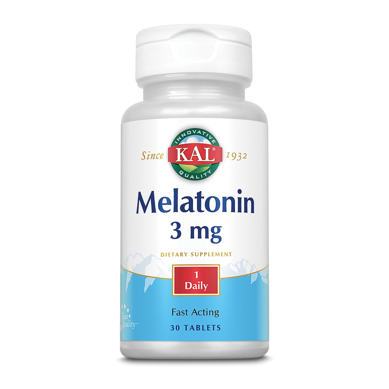 KAL Melatonin 3 mg | Healthy Relaxation & Sleep Support Formula | Fast ...