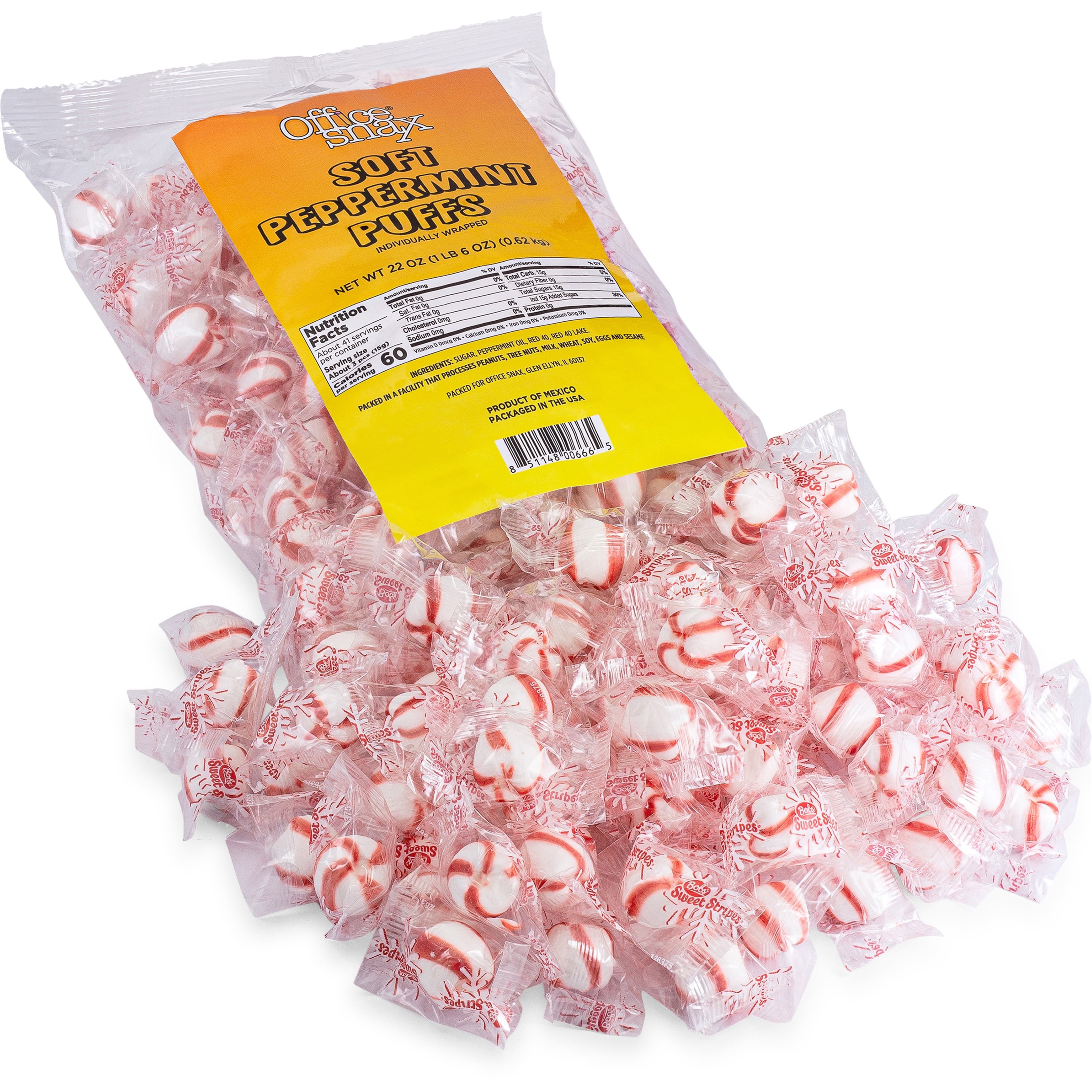 Office Snax Peppermint Puff Candy - Walmart.com