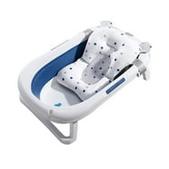 Newborn Bath Bed, Adjustable Baby Shower Mat Non-Slip Soft Padded ...