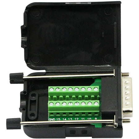 DB15 Breakout Connector, DB15 D-SUB Male Solderless Serial to DB15 ...
