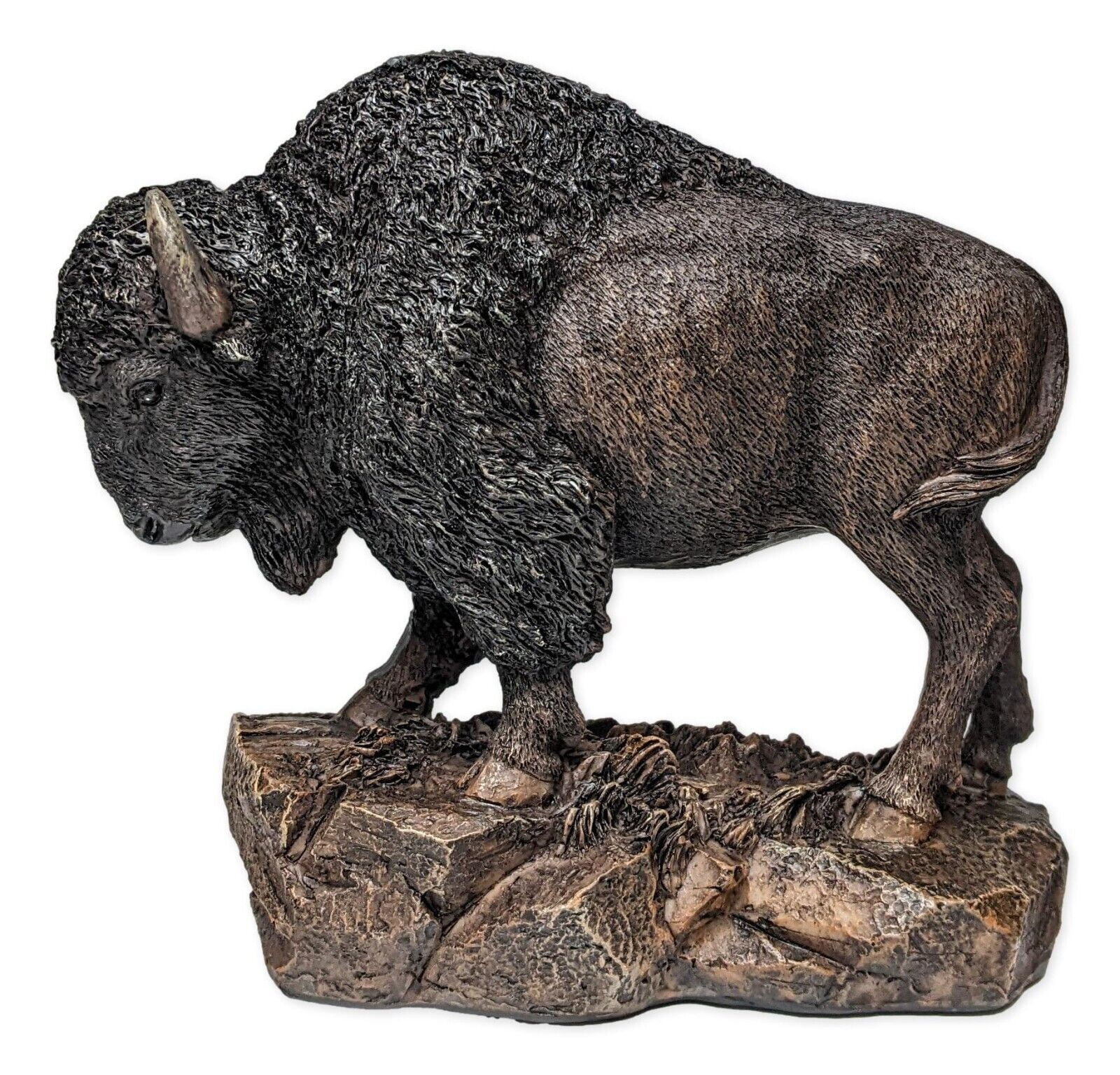 Large AMERICAN BISON Resin Figurine, by DeLeon Collections - Walmart.com