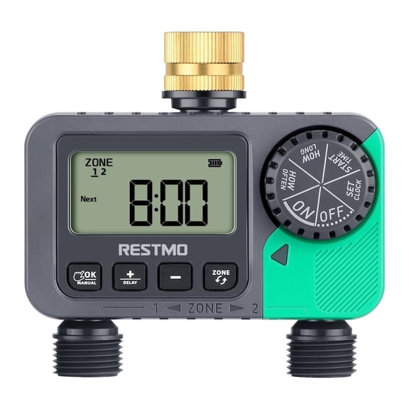 Raindrip, Hose-End Automatic Water Timer, Analog, with Rain Delay ...