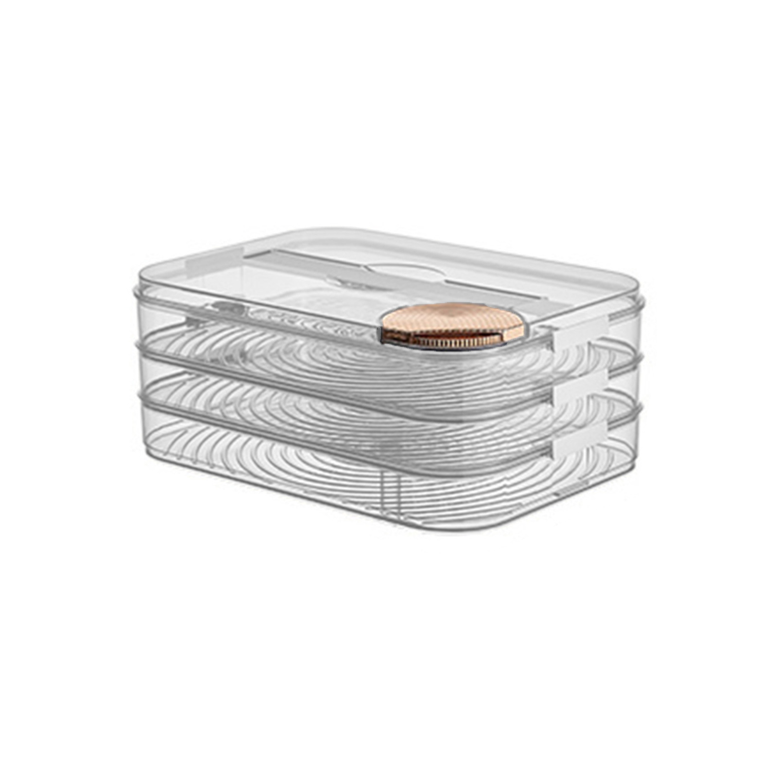 Hesroicy Large Capacity Multi-Layer Food Storage Container with ...