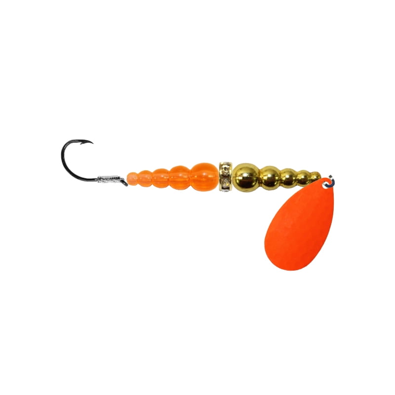Mack's Lure Classic Wedding Ring Fishing Spinnerbait, Gold/Flo Fire ...