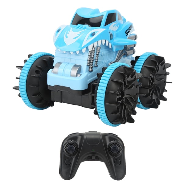 Camión RC BuyWeek Stunt Car anfibio 2 en 1 control remoto color Azul ...