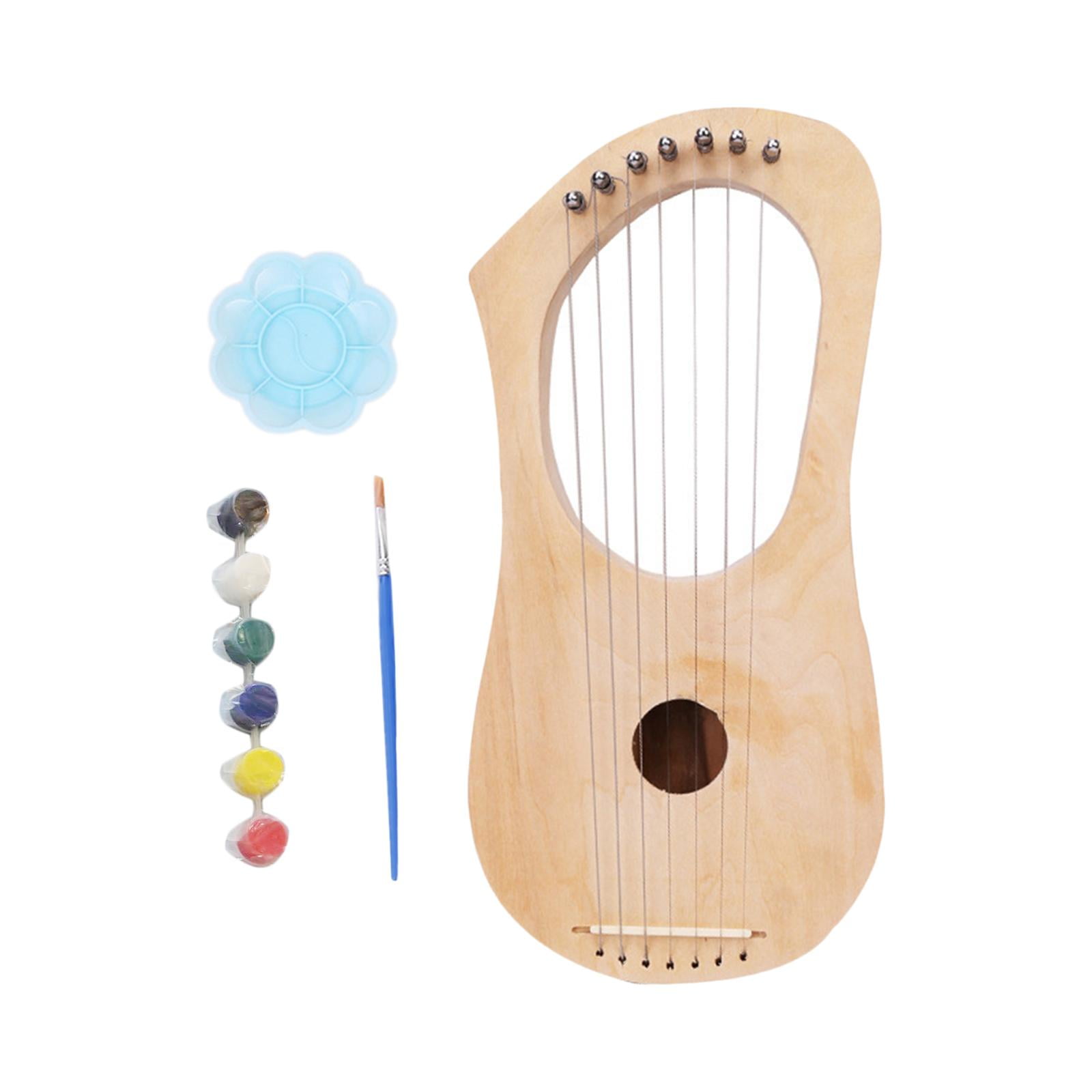 7 String DIY Set, Harp Making Material Set, Portable DIY String Lyre ...