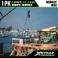 XSTRAP Heavy-Duty Block and Tackle Pulley System, 1000 lb Capacity, 5:1 ...