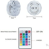 Honche Waterproof Submersible LED Pond Lights, Garden/Pool/Party Decor ...