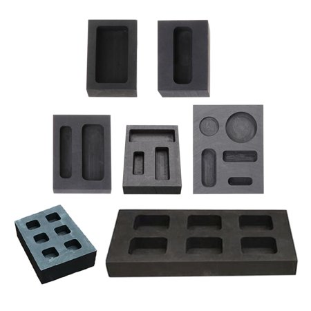 7 Pieces Ingot Crucible Mould for Experiments and Smelting -Ferrous ...