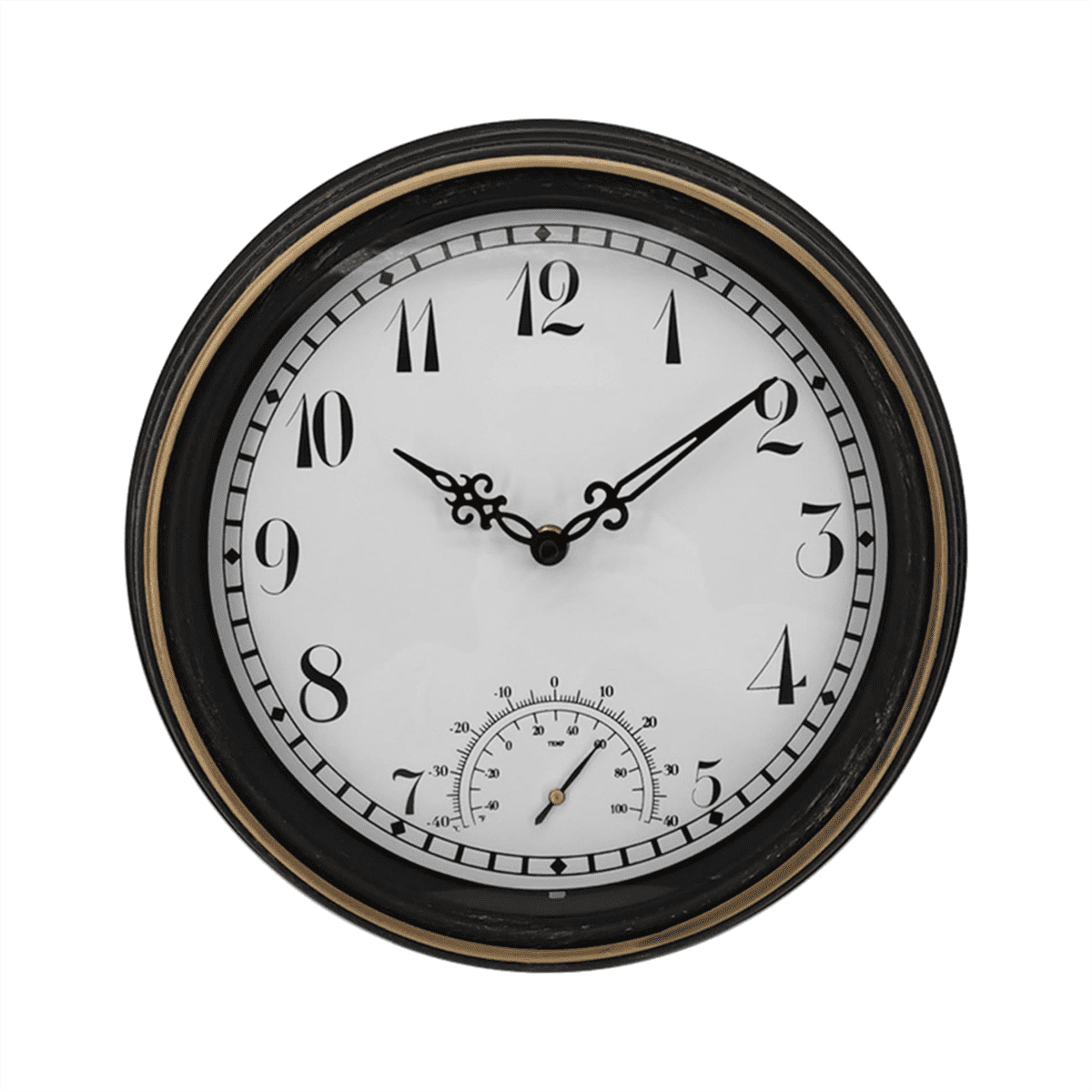 Click here for Unbranded Outdoor Waterproof Wall Clock With Therm... prices