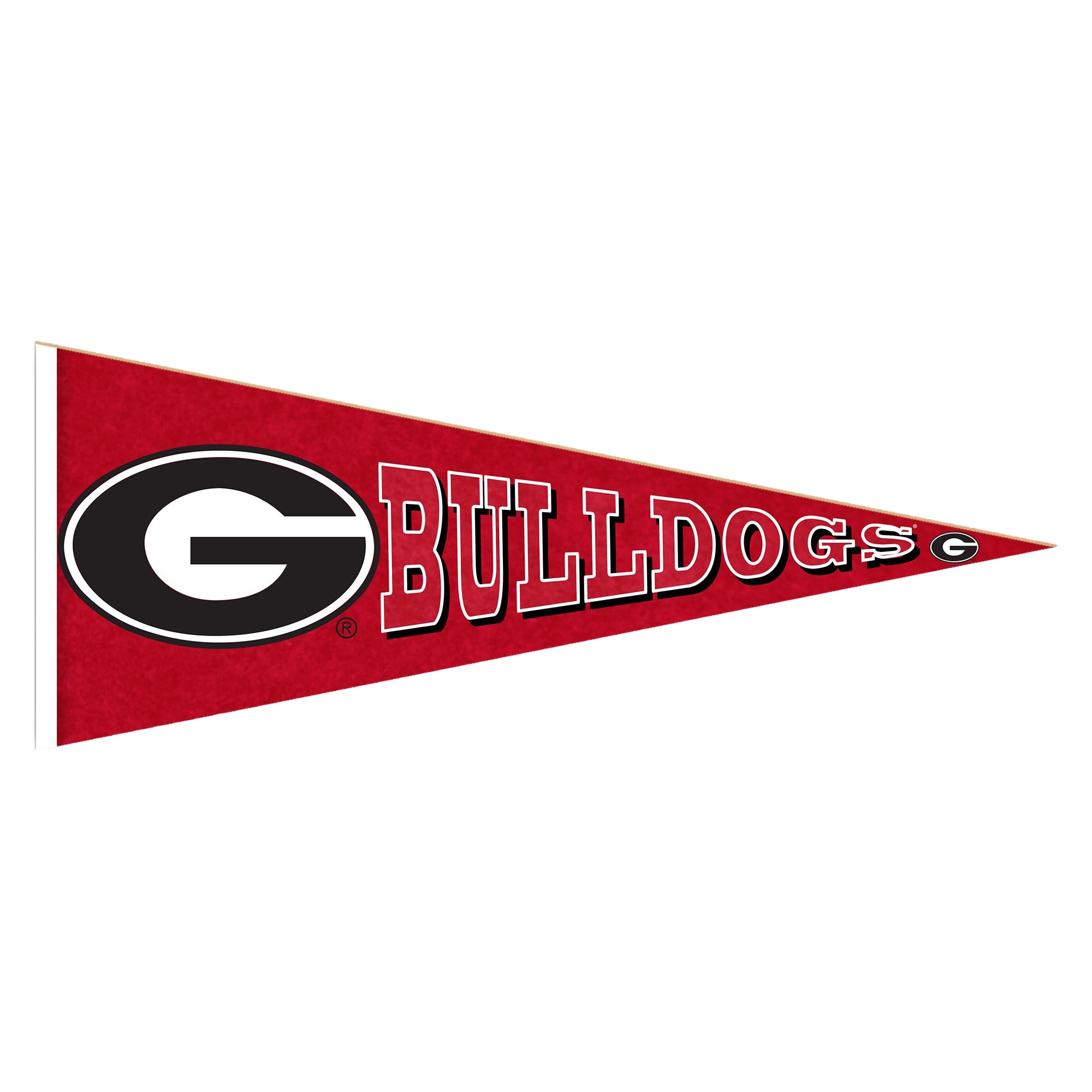 Georgia Bulldogs 24'' Wood Pennant - Walmart.com
