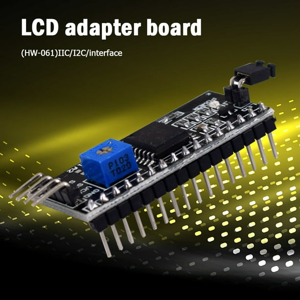 HW-061 IIC I2C Serial Interface 1602 LCD LCD1602 Adapter Converter Board Module | Walmart en línea