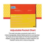 Adjustable Pocket Chart, 60 x 34 Inches - Walmart.com