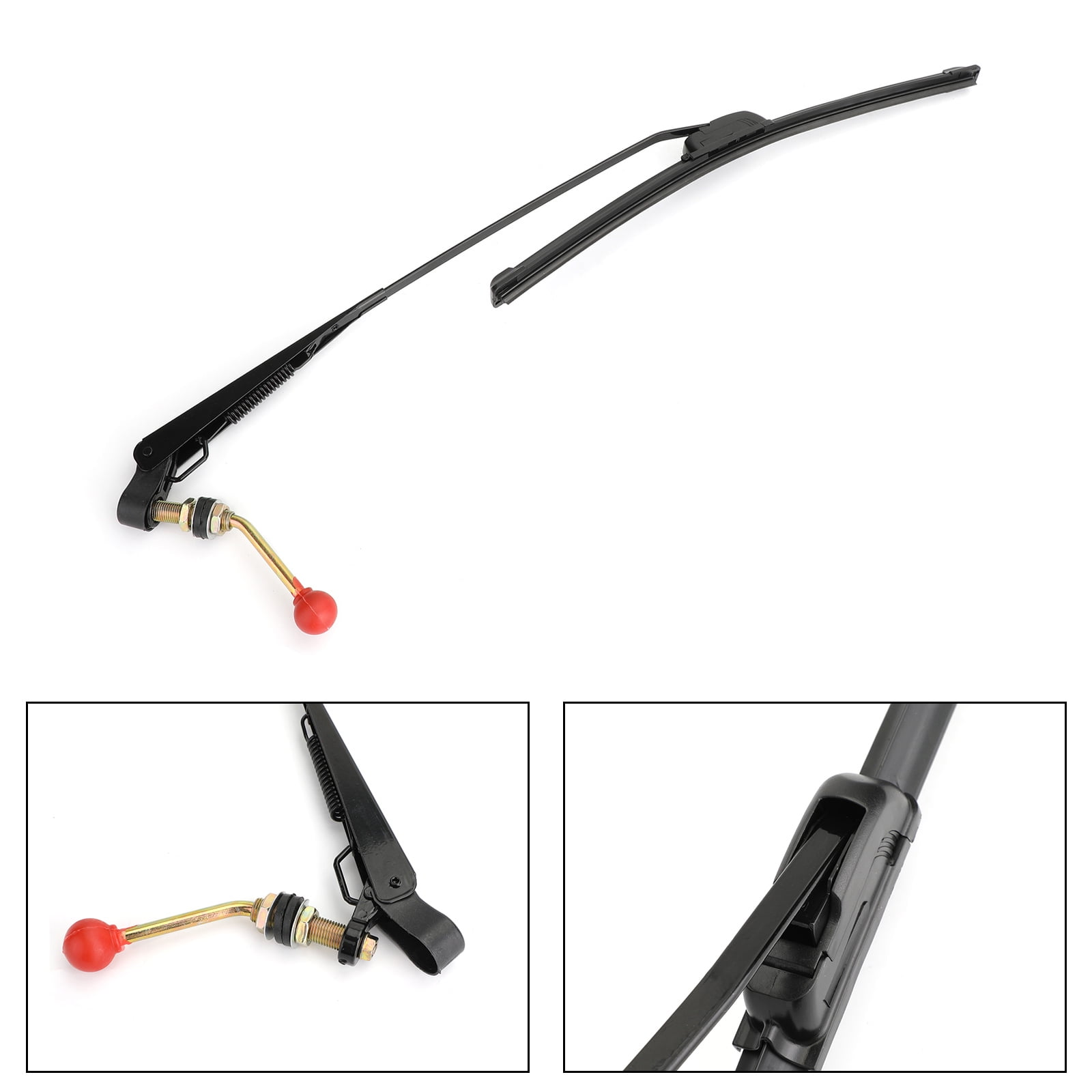 Universal Manual Hand Windshield Wiper Set for UTV ATV Polaris RZR 900 ...