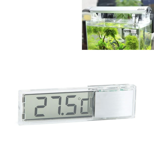 Oubit Fish Tank Thermometer,Aquarium Thermometer 3D LCD Transparent ...