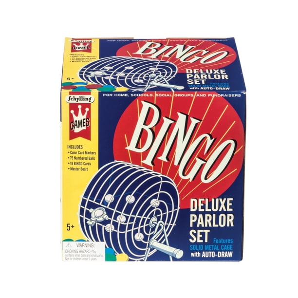 Bingo Game with Cage, Bingo Set - Walmart.com