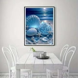 Aoderun 5D Seashell Diamond Painting Kit, Full Drill Gem Art, DIY Beads ...