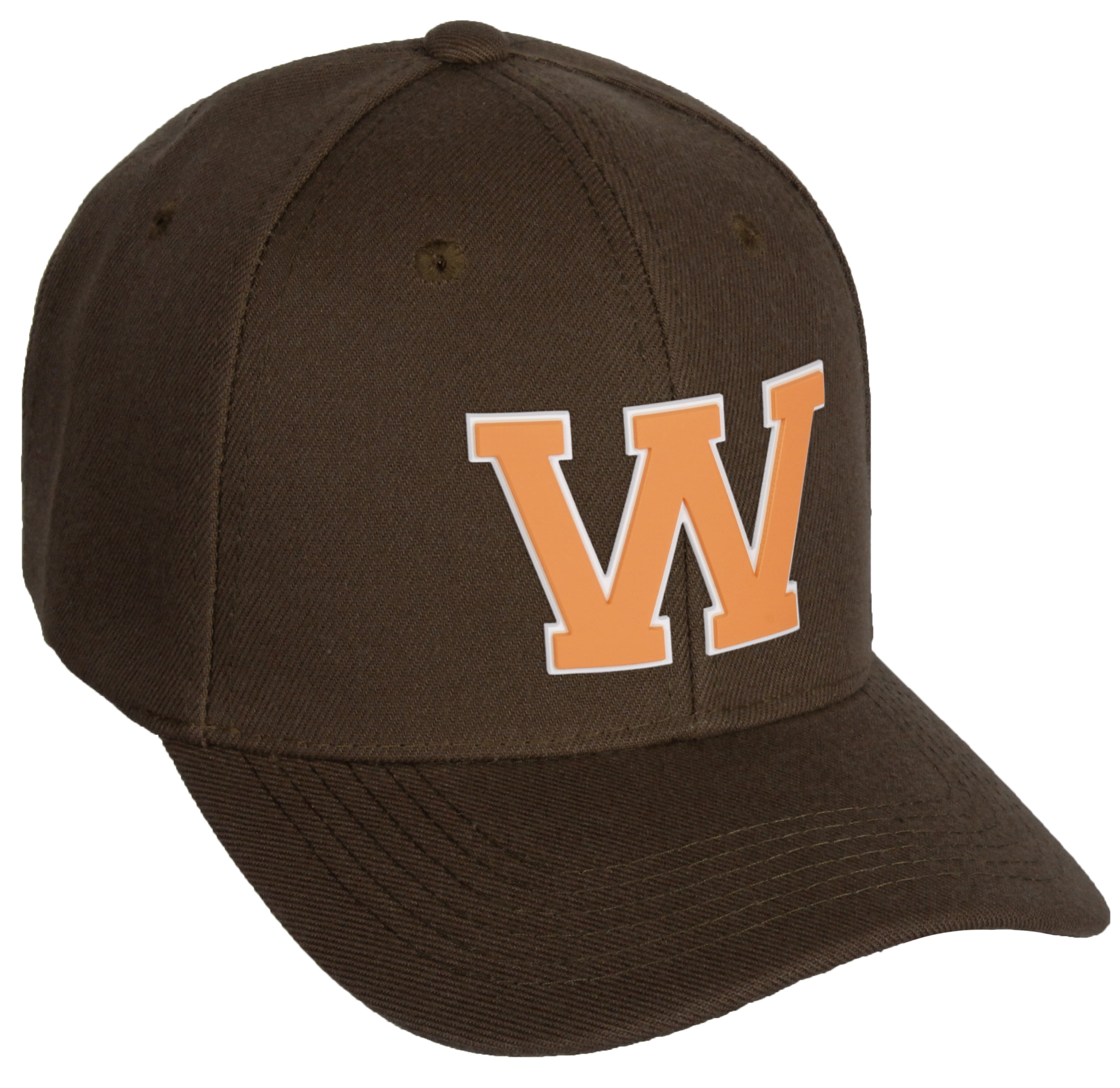 Daxton Classic Baseball Hat Custom A to Z Initial Team White Neon ...