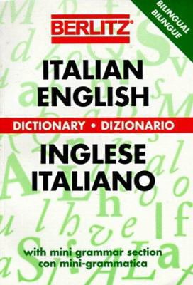 Pre-Owned Berlitz Italian-English Dictionary (Berlitz Bilingual ...