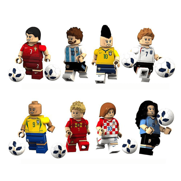 Click here for Chockeie 8 Soccer Player Building Blocks Minifigur... prices