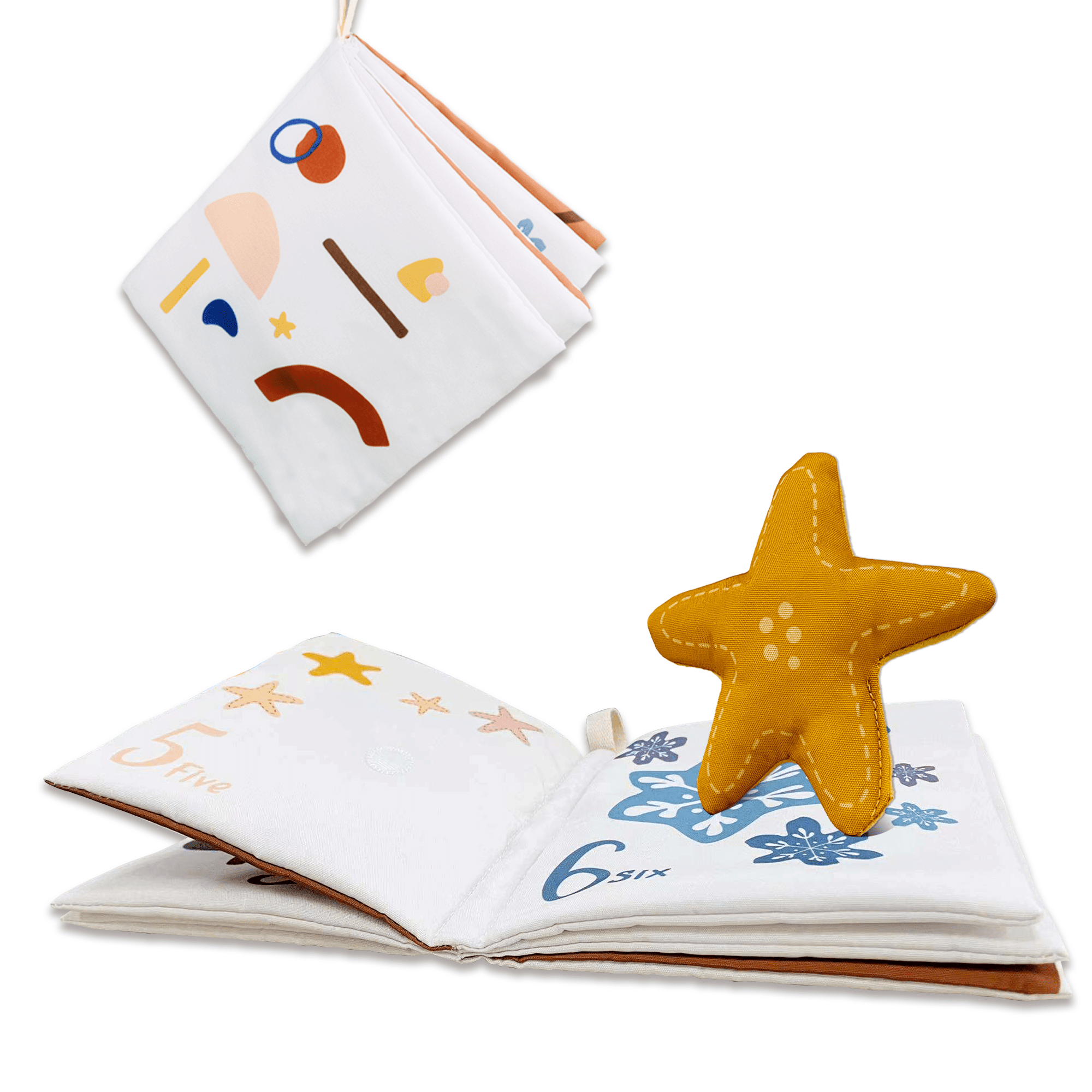 Richgv Baby Cloth Books Soft Early Education Toy Fabric Book for Infant ...