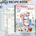 ddioayh Recipe Notebook with Coil Binding Lays Flat for Easy Writing ...