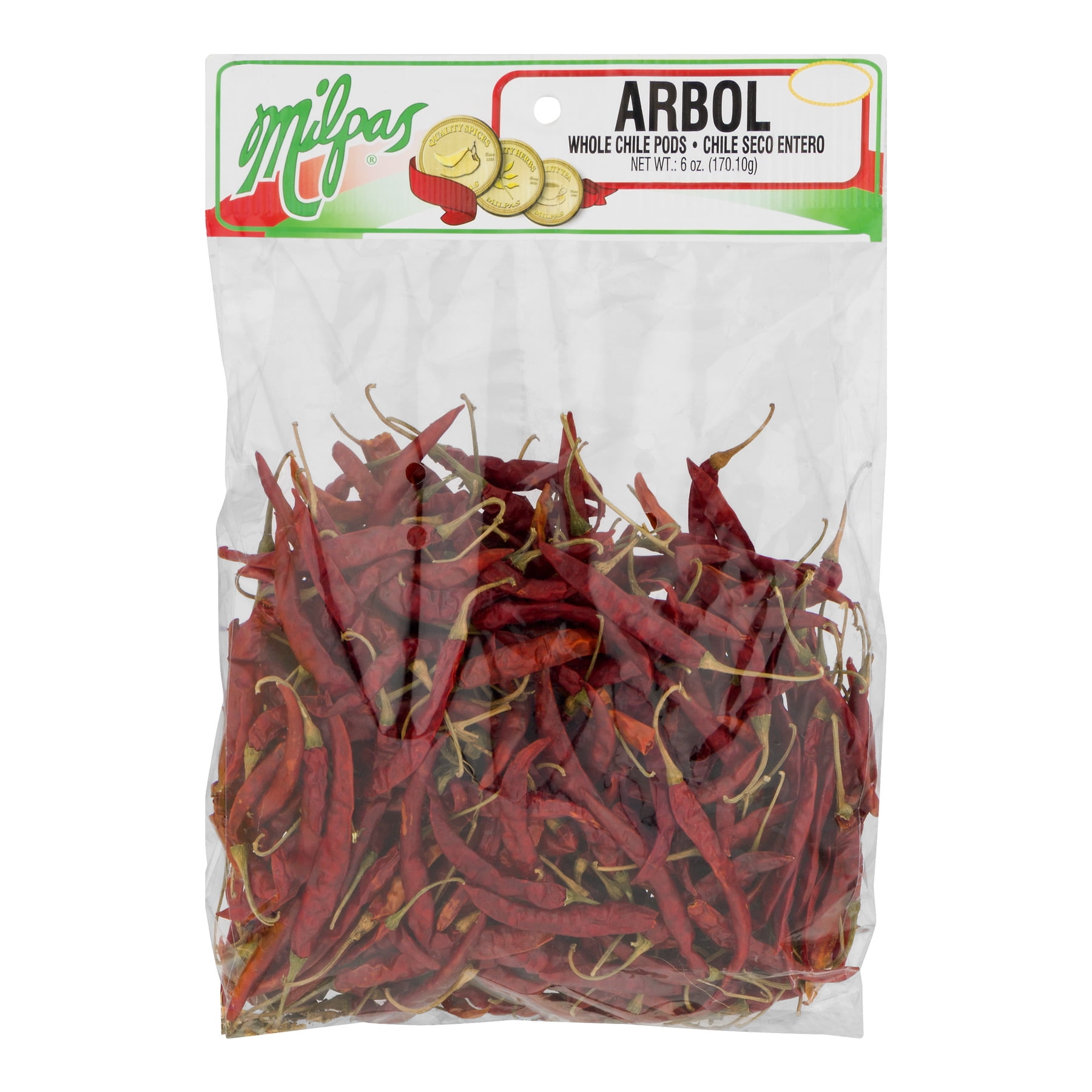 Milpas Arbol Whole Chile Pods, 6 Oz - Walmart.com