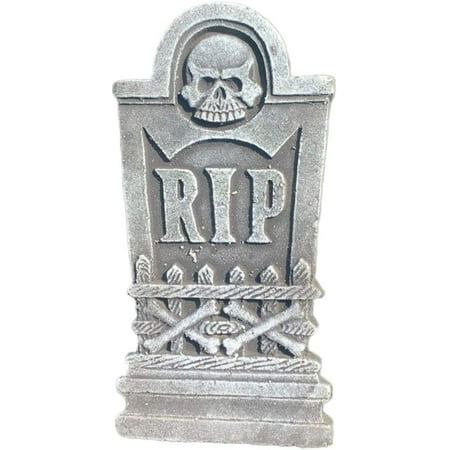 Gothic Foam RIP Tombstones Figurine Village Graveyard Headstone Scary ...